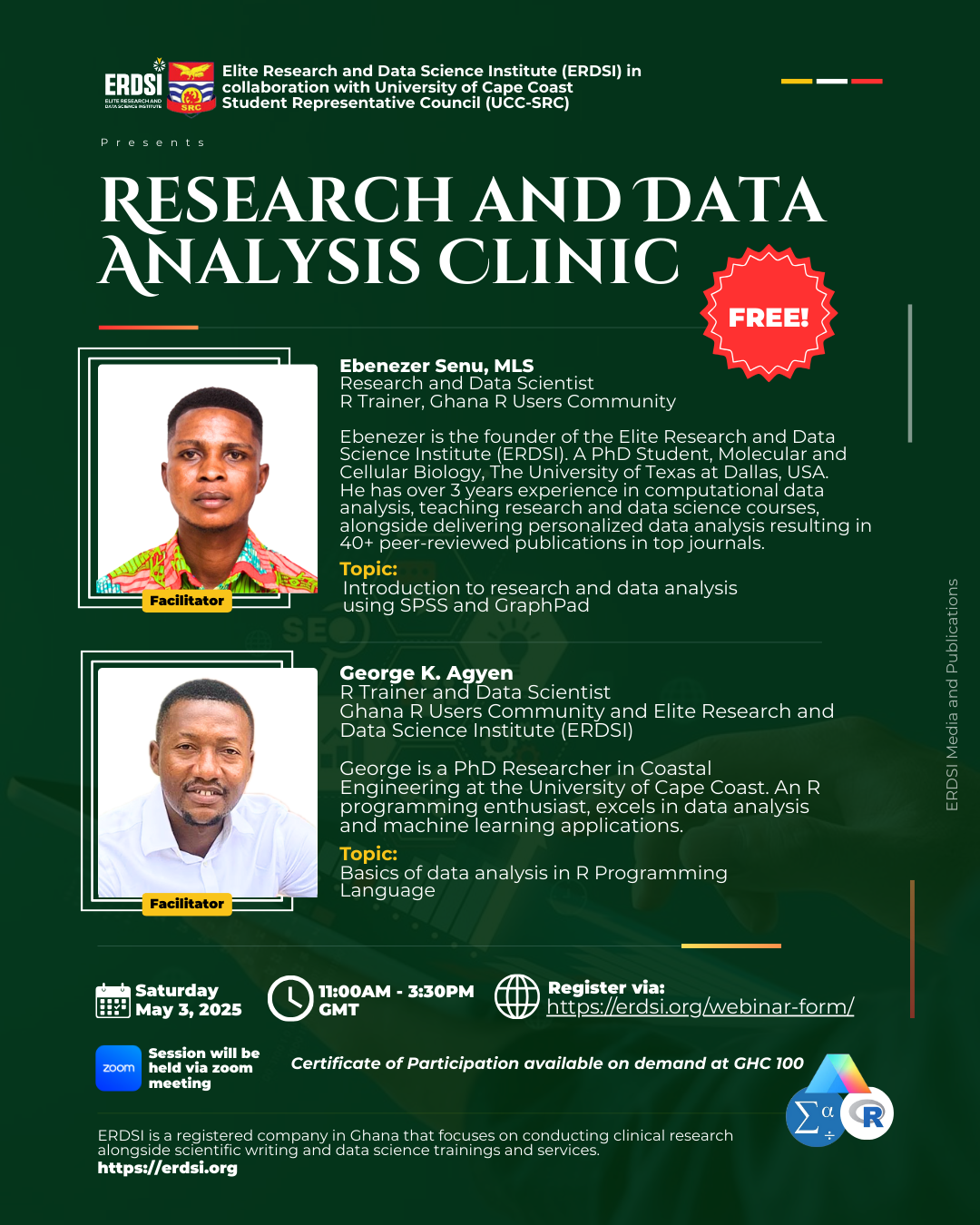 Empowering Researchers: Join Our Free Research and Data Analysis Clinic ...